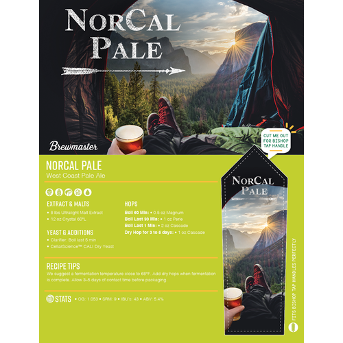 NorCal Pale West Coast Pale Ale - Brewmaster Extract Beer Brewing Kit ...